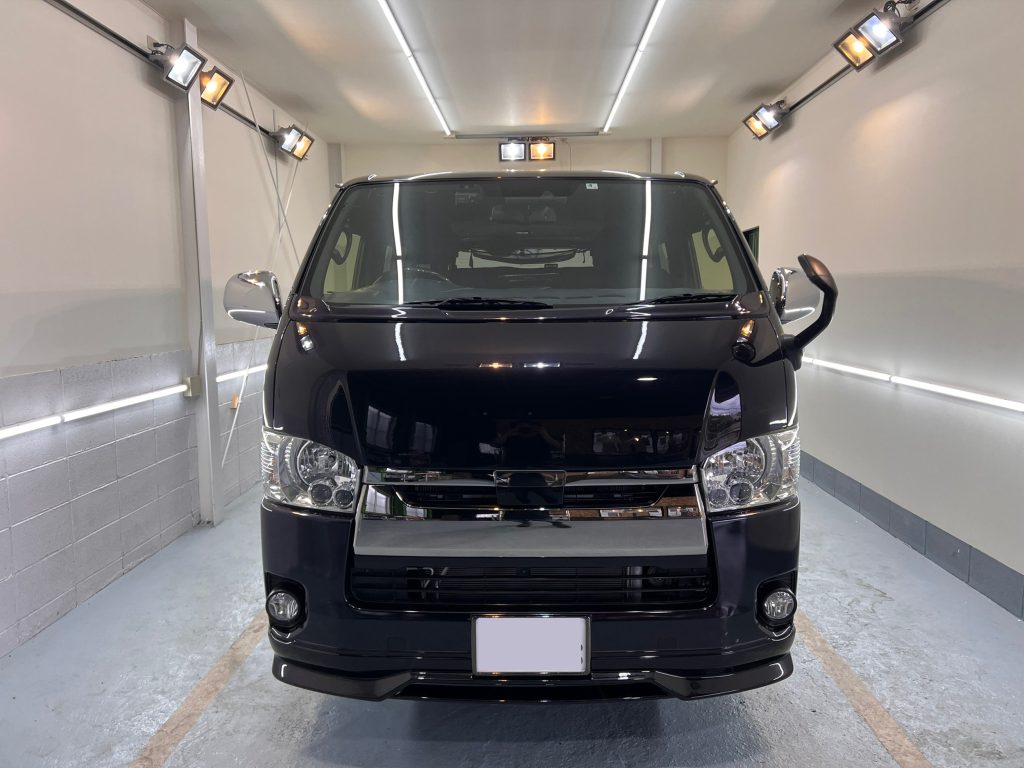 【トヨタ ハイエース】BGrクリスタルコーティング施工 | 車のガラスコーティング専門店BGr